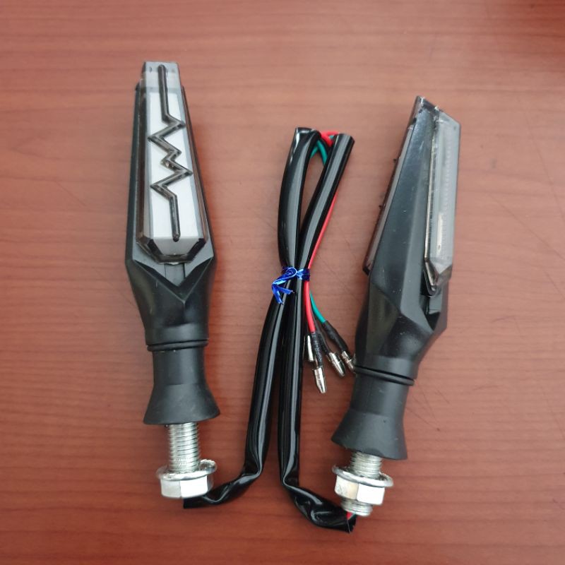 Jual sen assy led running cb150r CR7 D250 riting set kanan kiri senja ...