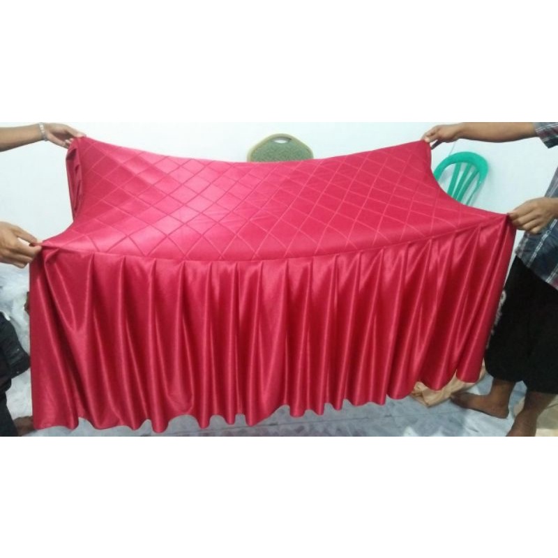 Jual rempel meja/Sarung meja prasmanan/sarung meja catering/alas meja ...