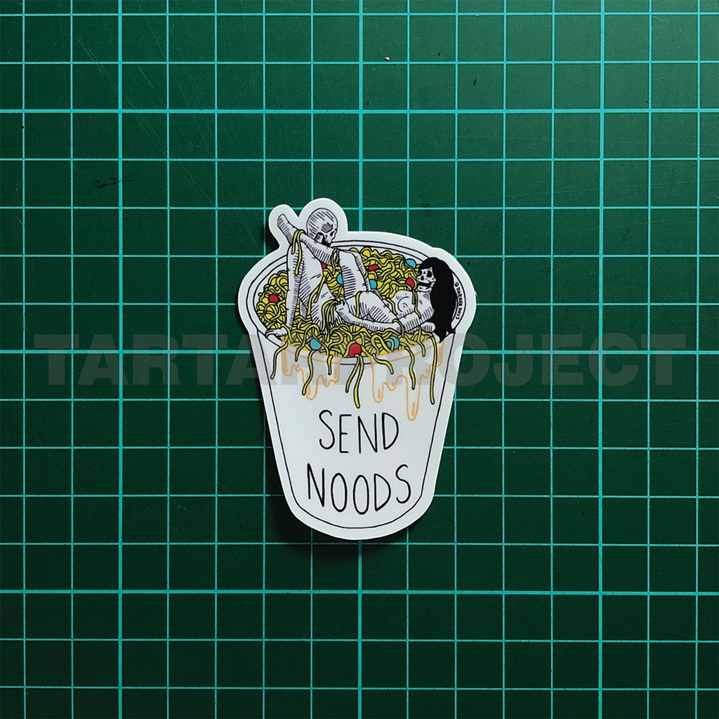 Jual Sticker Stiker Vinyl - SEND NOODS | Shopee Indonesia