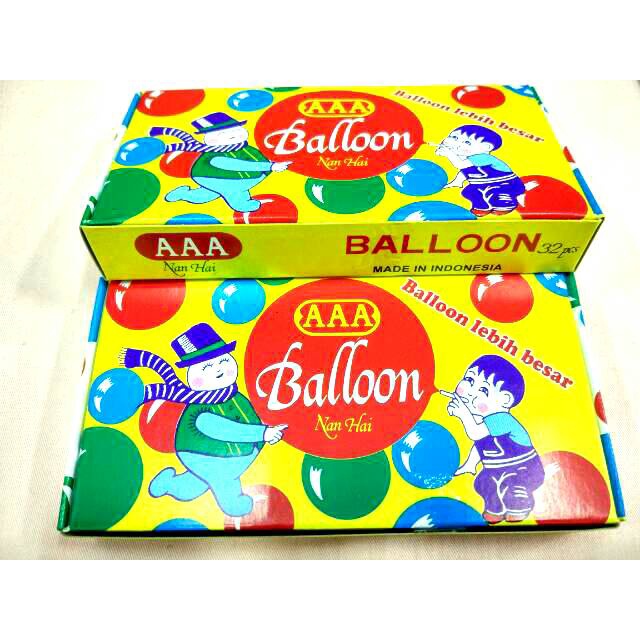 Jual Balloon AAA balon ballon tiup mainan jadul plembungan seru Asli ...