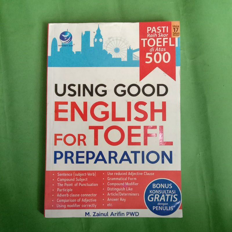 Jual Buku USING GOOD ENGLISH FOR TOEFL PREPARATION (ORIGINAL) | Shopee ...