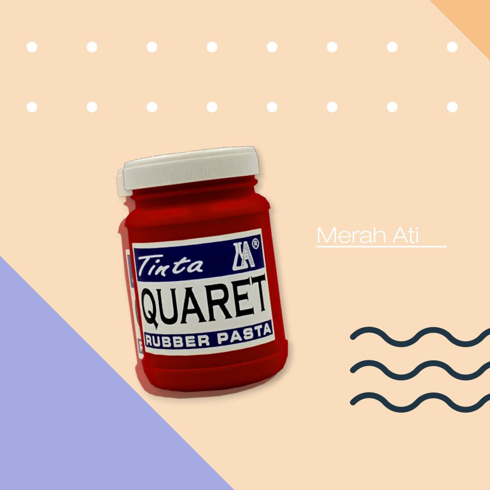 Jual Cat Sablon Quaret Warna Merah Ati - 250 Gr Grosir | Shopee Indonesia