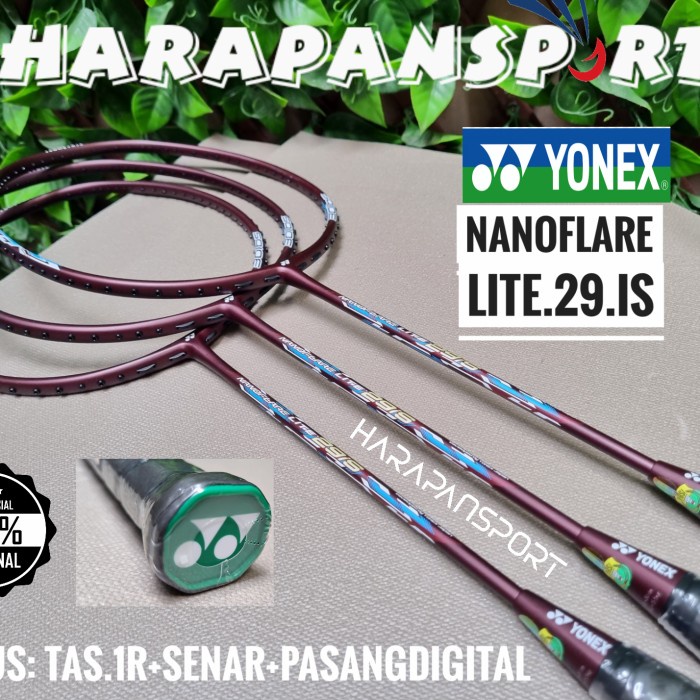 Jual RAKET BADMINTON YONEX NANOFLARE LITE 29is 29 iS ORIGINAL 100% | Shopee Indonesia