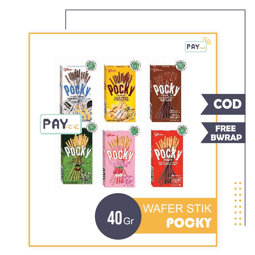 Jual Pocky Glico Stick Stik Cokelat Oreo Pisang Strawberry | Shopee ...