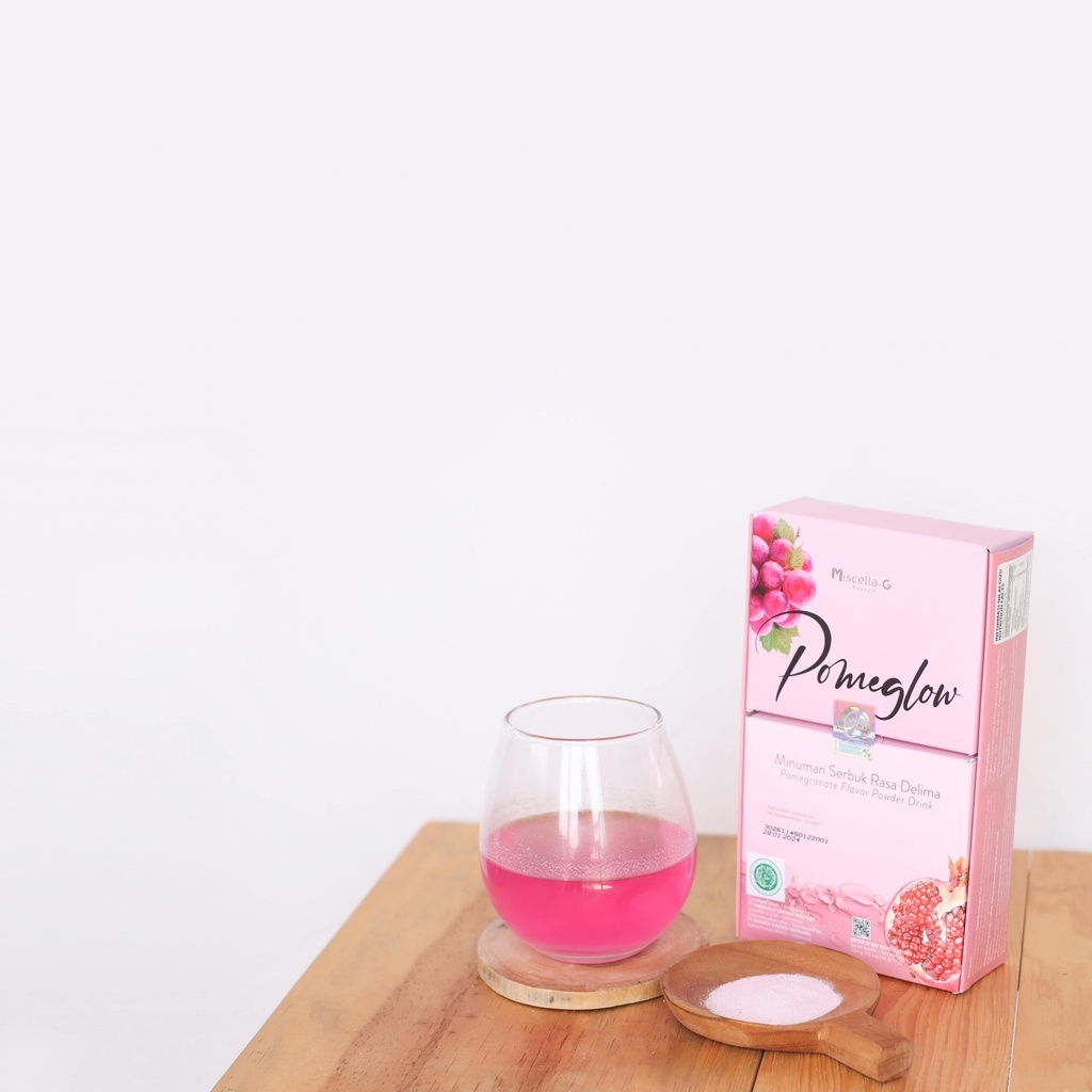 Jual pomeglow collagen drink 15 sachet trusted minuman kolagen dapat ...