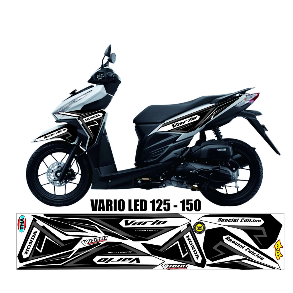 Jual VARIASI LIS COD / VARIASI MOTOR STRIPING CUSTOM HONDA VARIO LED 150-125 STICKER VARIASI ...