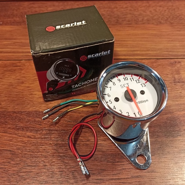 Jual TACHOMETER RPM GAS/PENGUKUR KECEPATAN ROTASI MESIN - SCARLET ...