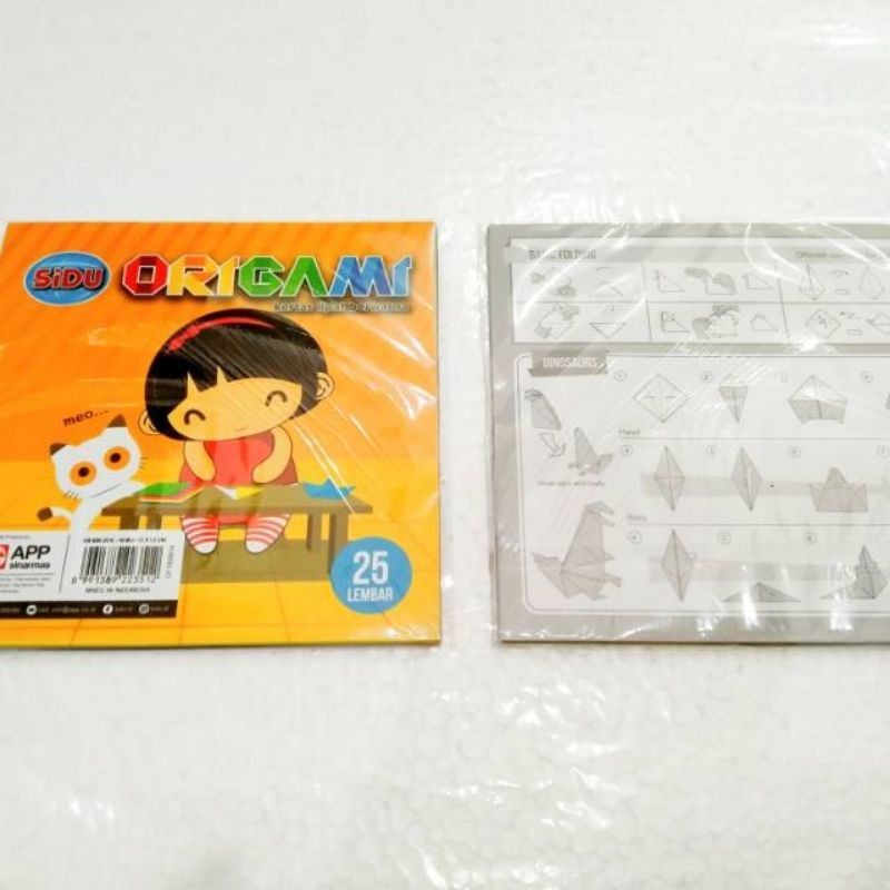 Jual 1 PACK ORIGAMI KECIL 25 LEMBAR SINAR DUNIA / 25 LEMBAR KERTAS ...