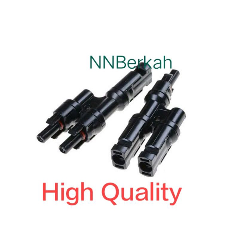 Jual konektor Mc4 2in1 Cabang H2 kabel solar panel conektor Solar Panel ...