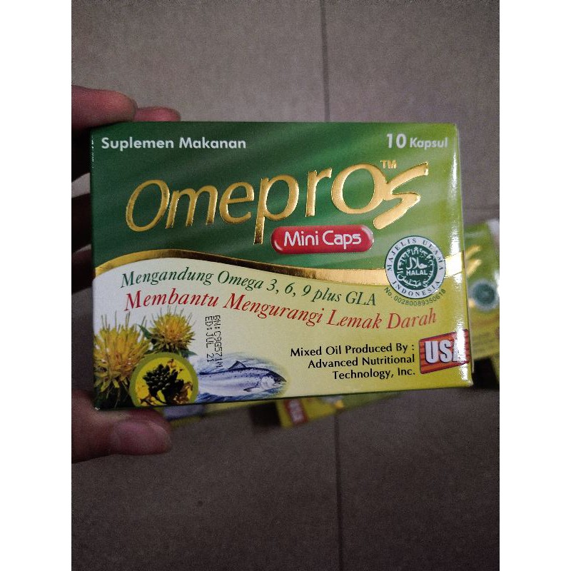 Jual Omepros mini caps isi 10 kapsul (suplemen makanan) | Shopee Indonesia