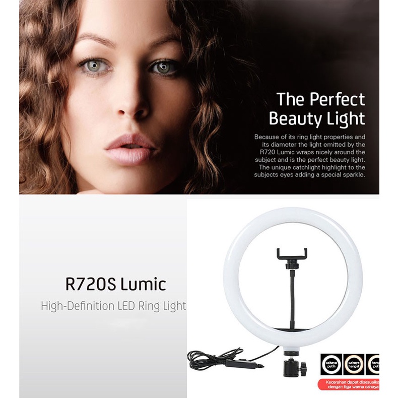 Jual RING LIGHT 10 CM MIDEA STREAMING VLOGGING YOUTUBER | Shopee Indonesia