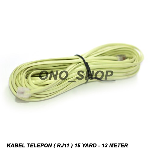 Jual Kabel Telepon RJ11 Era 15 Yard - 13 Meter | Shopee Indonesia