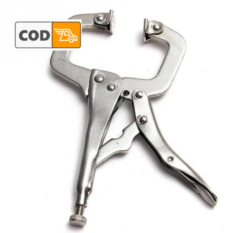 Jual Tang Jepit C Clamp Swivel Pad Lock Grip Penjepit Benda Berat Panas ...