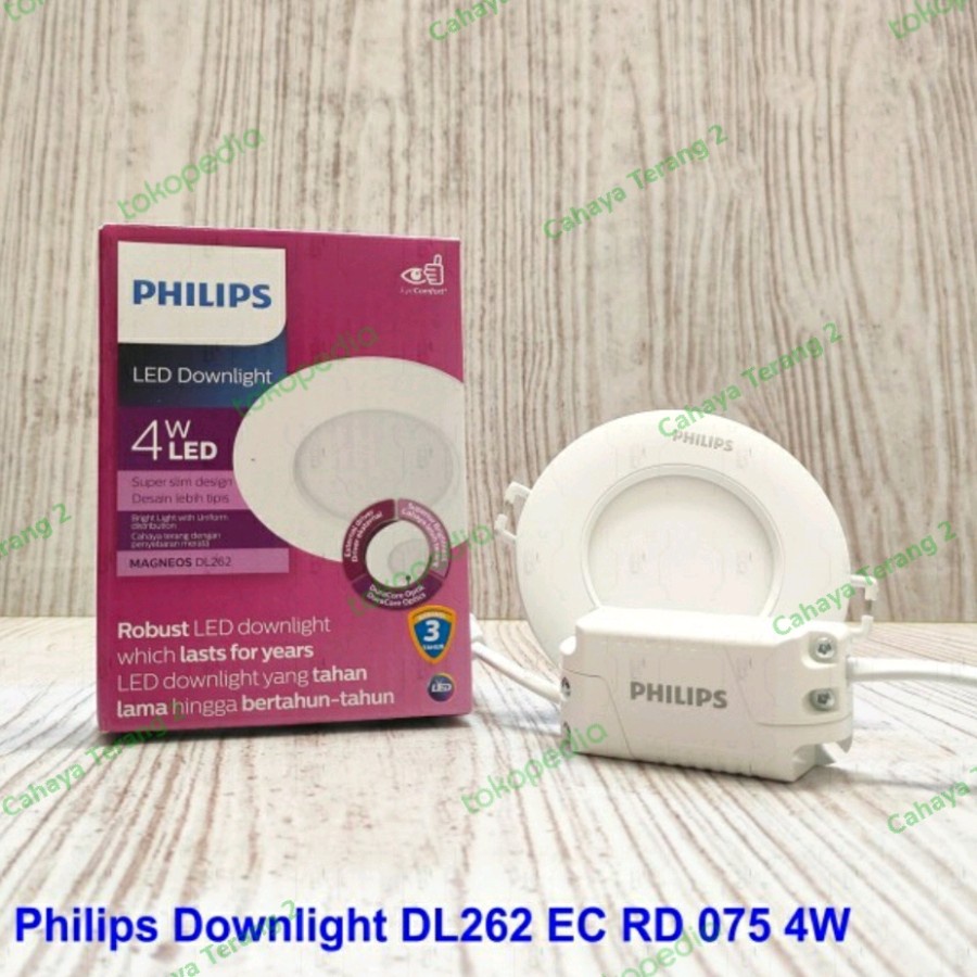 Jual Ceiling Led PHILIPS MAGNEOS dL262 4w 4 Watt Super Tipis Slim ...