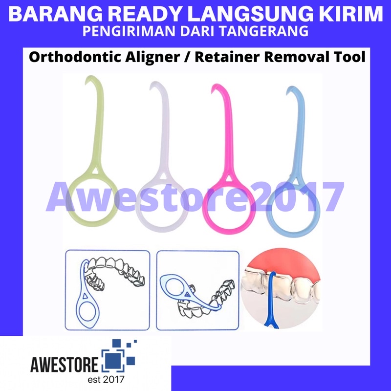 Jual Aligner Remover Orthodontic Retainer Removal Tool Dental Hook ...