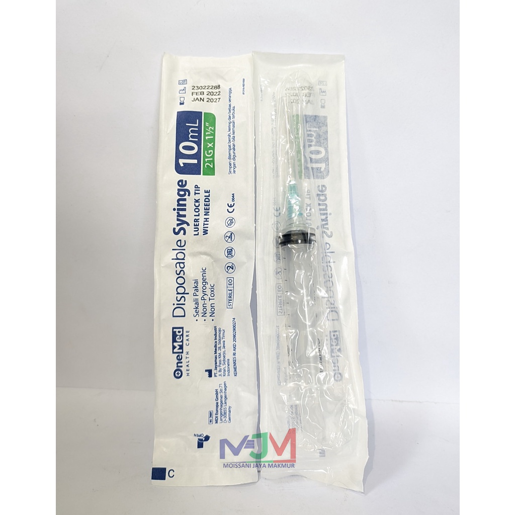 Jual Spuid 1 cc 3 cc 5 cc 10 cc 20 cc 50 cc ONEMED Jarum Suntik Onemed ...