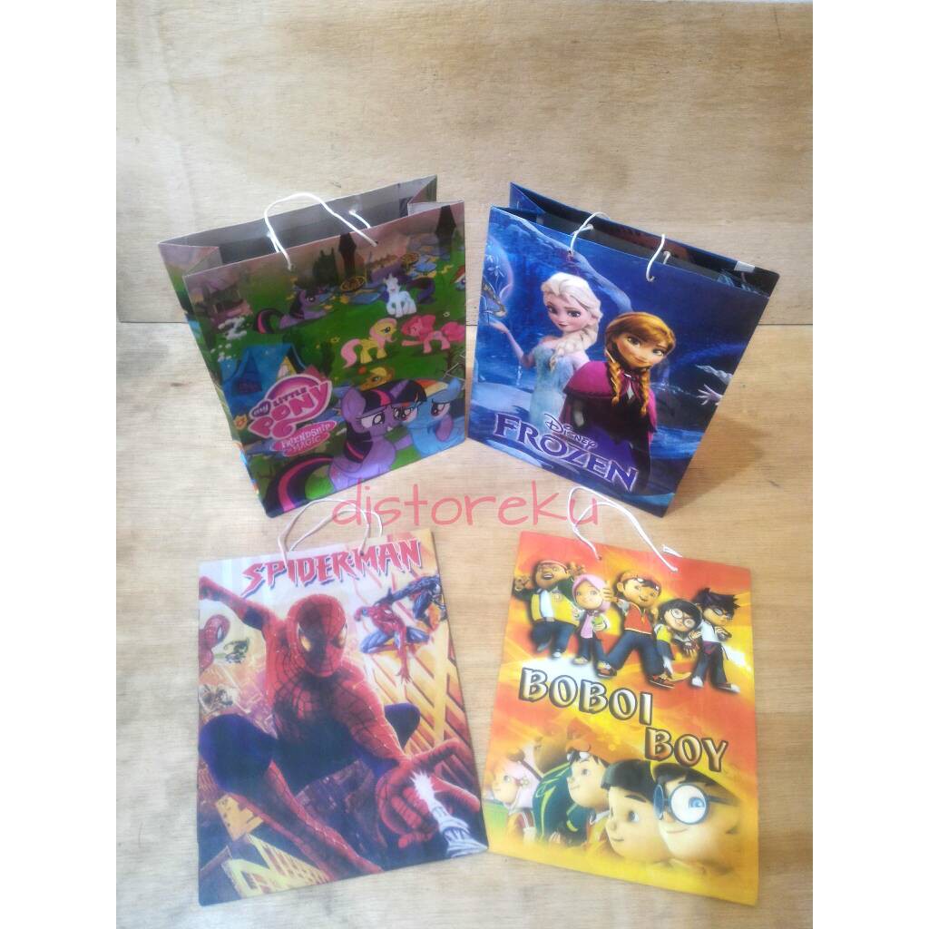 Jual 10pcs paper goodie bag ulang tahun ultah tas kado souvenir ultah ...