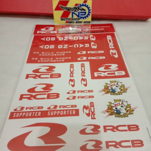 Jual STIKER RCB RACINGBOY ORIGINAL MALAYSIA | Shopee Indonesia