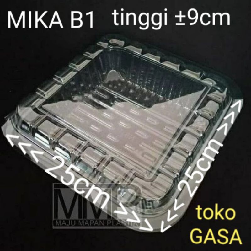 Jual Mika bolu jumbo Plastik / Mika AG B 1/ mika untuk ayam bakar 1 ekor , ukuran 25cm x 25cm x ...