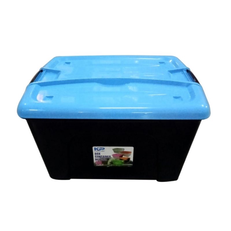 Jual Box Container / Box Parcel 50 Liter + Roda Tutup Solid (Warna ...