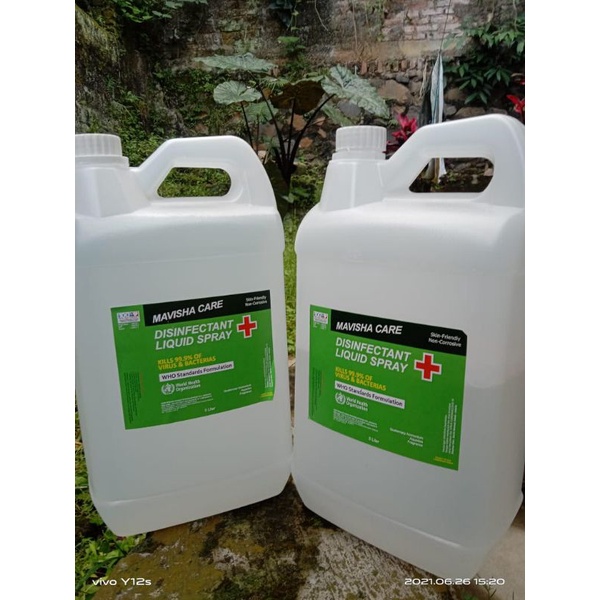 Jual Mavisha Desinfektant Cair Spray Kemasan 5Liter | Shopee Indonesia