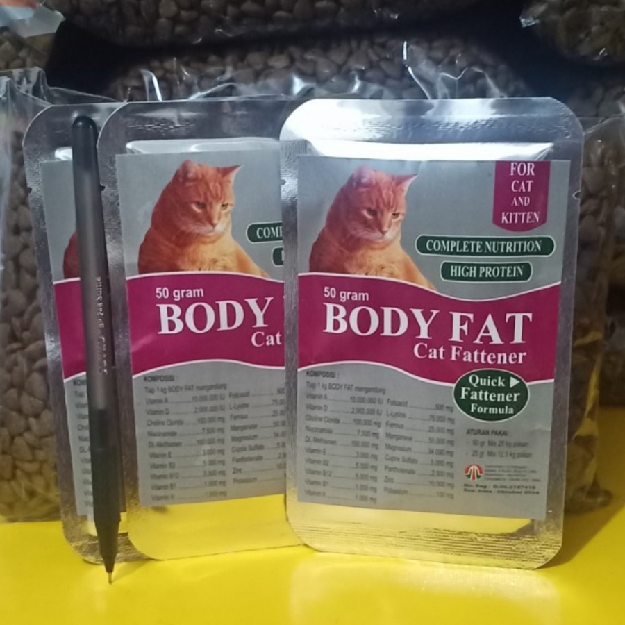 Jual Body Fat Cat Penggemuk kucing super cepat bentuk powder | Shopee ...