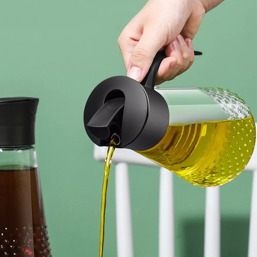 Jual New 608 Botol Minyak 630ML Dengan Tutup Otomatis / Automatic Oil Pot | Shopee Indonesia