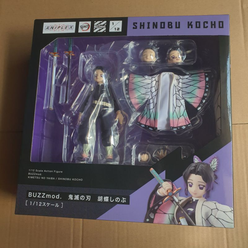Jual buzzmod 1/12 action figure shinobu kocho - kimetsu no yaiba ...