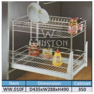 Jual Rak Tarik Stainless Winstonsby WW 010 F for Kitchen Set Kabinet ...