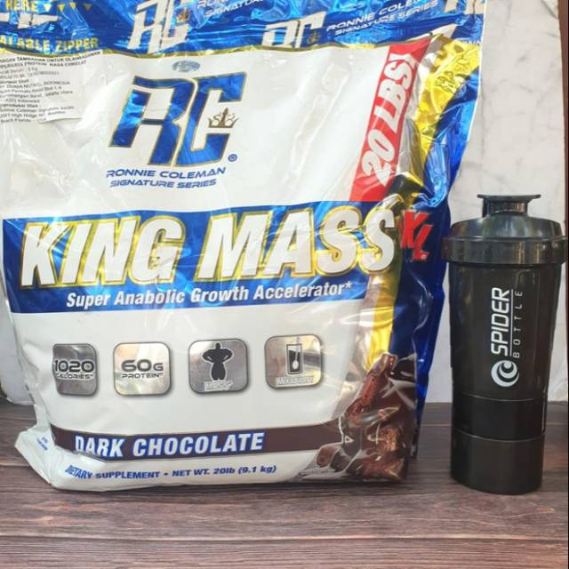 Jual RC King Mass XL 20 lbs Weight Gainer Ronnie Coleman Signature ...