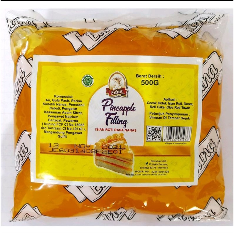 Jual Selai Roti Isian Edna Donny Creamfill Srikaya Pandan Keju Durian ...