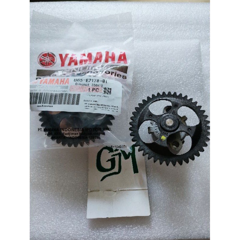 Jual GEAR GIR GIGI POMPA OLI ASSY SET YAMAHA AEROX 155 GEAR OIL PUMP AEROX 155 | Shopee Indonesia