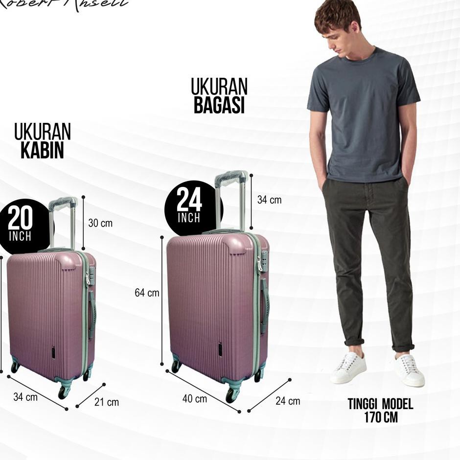 Jual Spesial order ! 1LE9 Koper Kabin Robert Ansell 2 Inch 4 Roda Putar ...