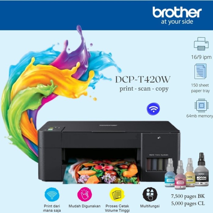 Jual printer brother dcp t420w | Shopee Indonesia