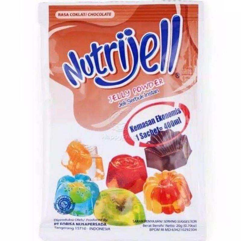 Jual NUTRIJELL COKLAT / NUTRIJELL RASA COKLAT / NUTRIJELL STROBERI ...