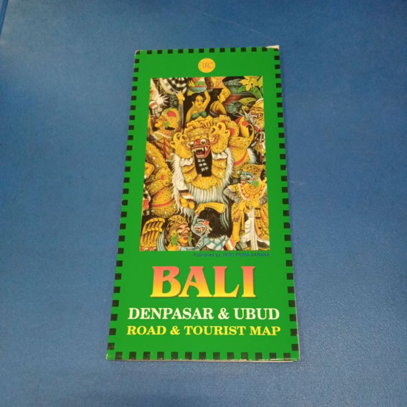 Jual Bali Denpasar & Ubud Road & Tourist Map | Shopee Indonesia