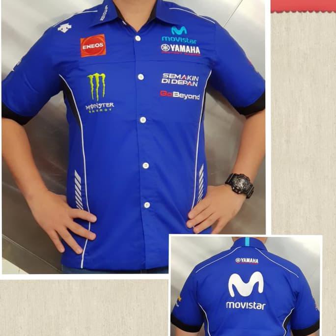 Jual Baju Seragam Otomotif Yamaha, Baju Komunitas Moto GP, Kemeja ...