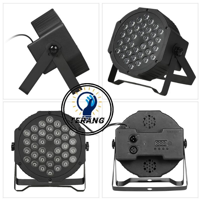 Jual LAMPU LED PAR LIGHT 54W BESI SOROT DEKORASI PANGGUNG RGB PERWATT ...