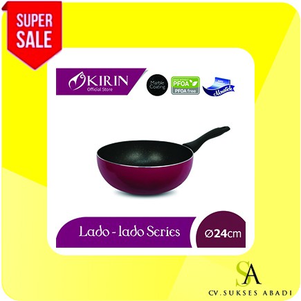 Jual KIRIN DEEPWOK FRY PAN 24cm LADO-LADO SERIES DEEP WOK Termurah Surabaya | Shopee Indonesia