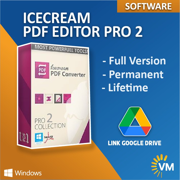 Jual ICECREAM PDF EDITOR PRO 2 FULL VERSION PERMANENT SOFTWARE WINDOWS ...