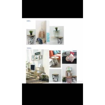 Jual Uniq Meja Sudut Storage Toby Table - Keranjang Informa Tamu Meja ...