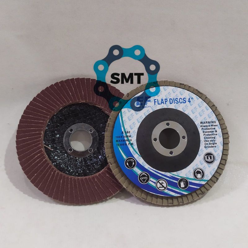 Jual Flapdisc Flap Disc Hamplas Amplas Susun Tumpuk 4 Inch 4” Grit 180 ...