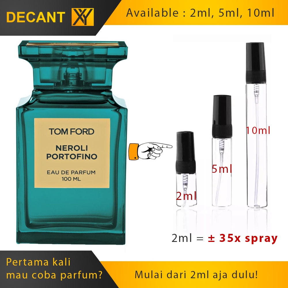 Jual Decant Tom Ford Neroli Portofino Forte Edp 2ml 5ml 10ml Shopee