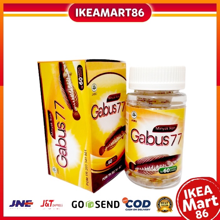 Jual Kapsul Gabus Albumin Minyak Gabus Ikan Kutuk Oil - Albu Oil 77 Darusyifa Alami - Albumex ...