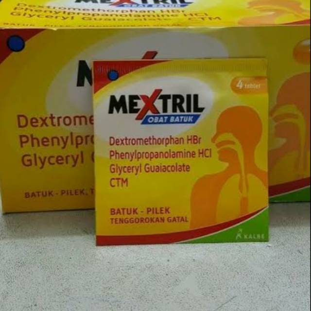 Jual Mextril Tablet / Obat Batuk Strip 4 Tablet | Shopee Indonesia