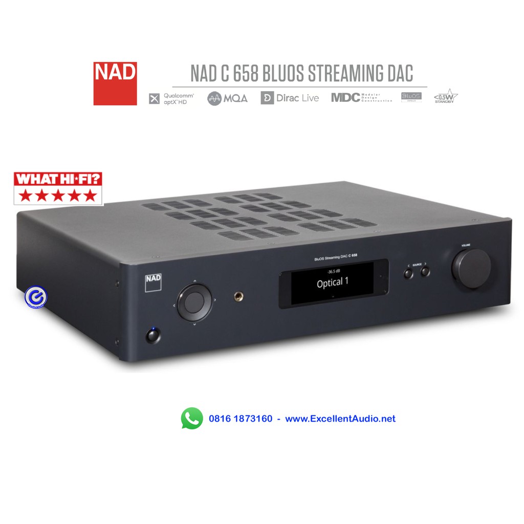 Jual NAD C658 bluetooth streamer DAC | Shopee Indonesia