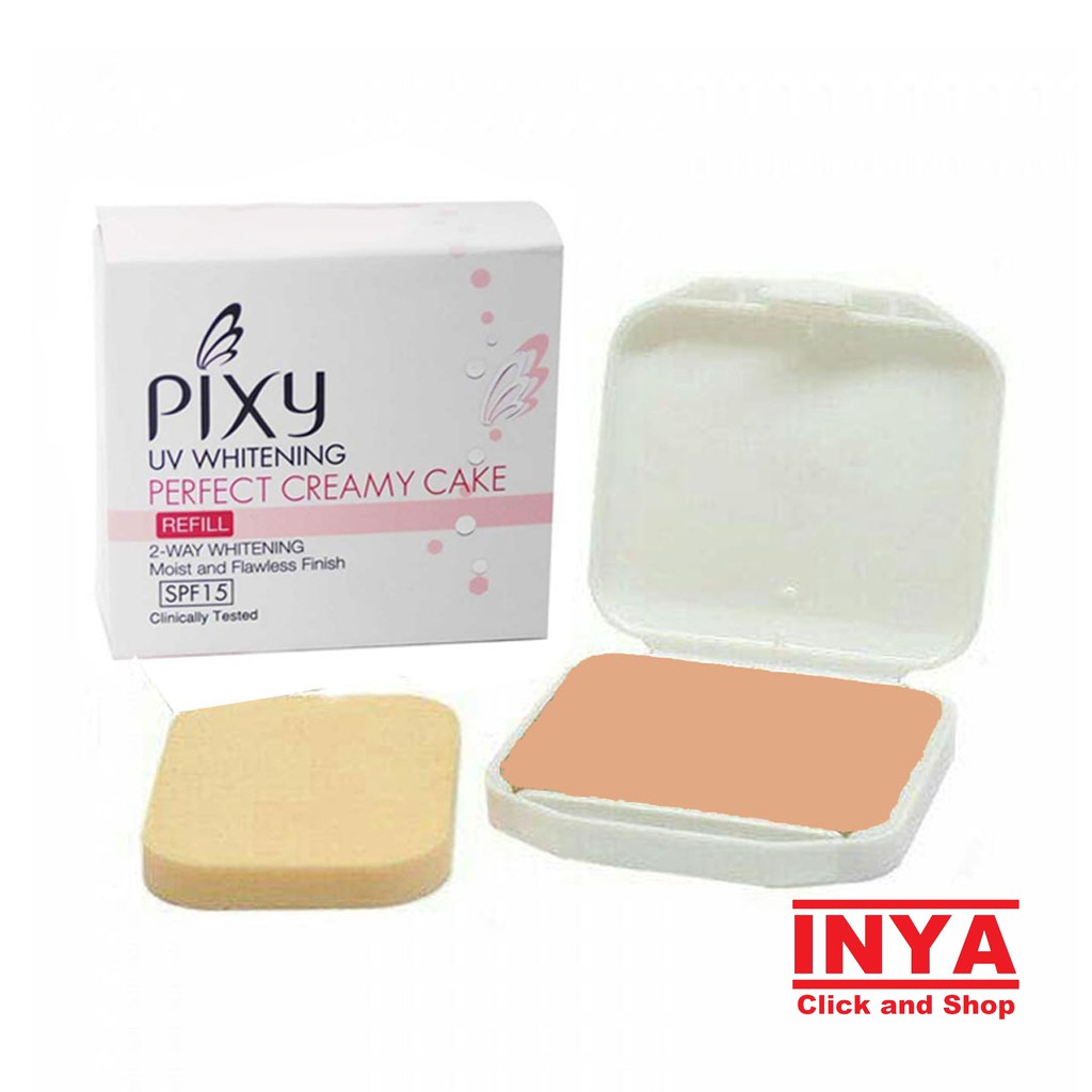 Jual PIXY TWO WAY CAKE PERFECT CREAMY CAKE REFILL 301 YELLOW HONEY 11 ...
