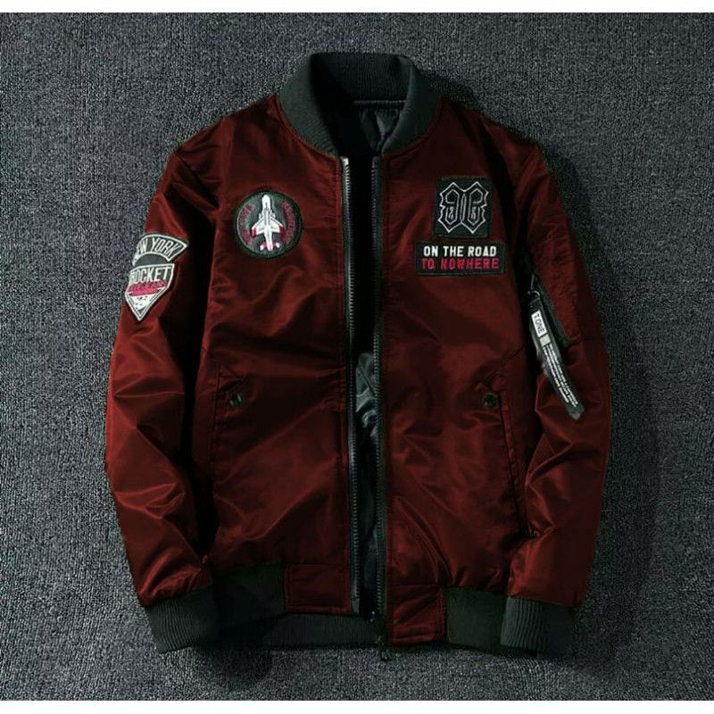 Jual jaket bomber model jaket pilot | Shopee Indonesia
