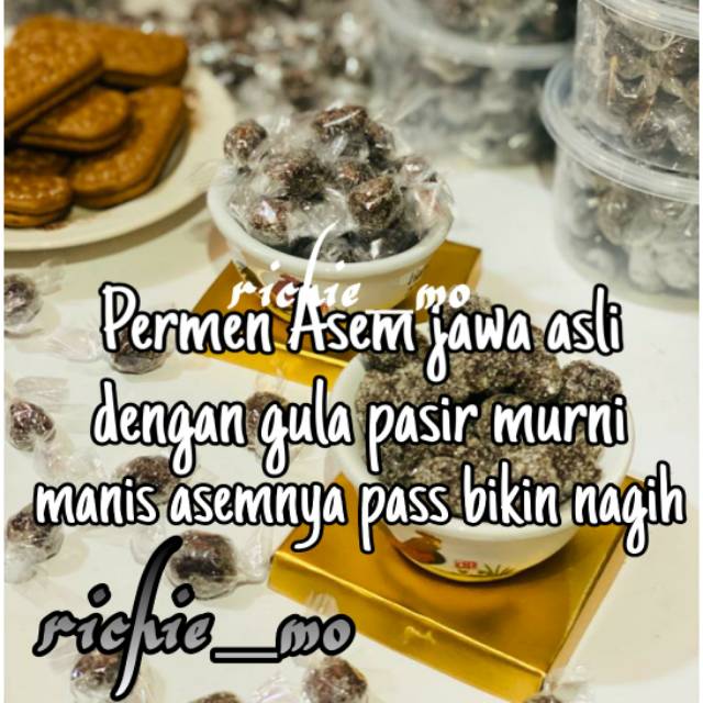 Jual Permen Asem Jawa/ Permen Co'om rasa asam manis isi 60pcs | Shopee ...