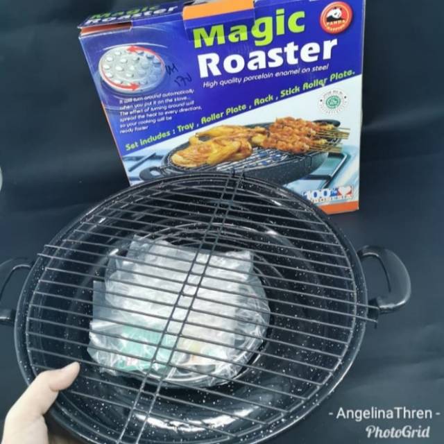 Jual Fancy Grill Magic Roaster Enamel On Steel / panggangan daging ...
